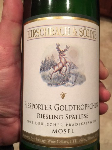 Hirschbach & Söhne Piesporter Goldtröpfchen Riesling Spätlese | Vivino ...