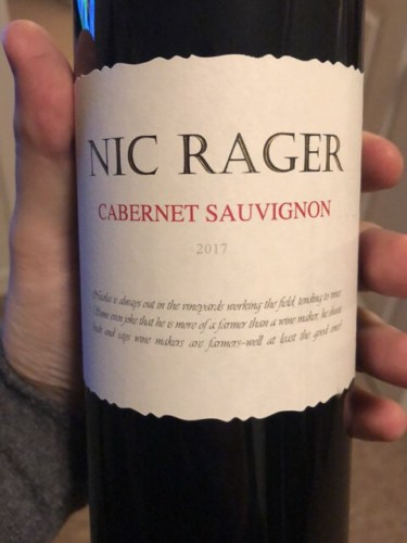 2017 Nic Rager Cabernet Sauvignon | Vivino US