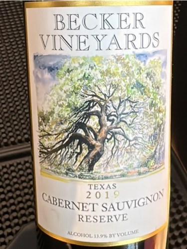 2019 Becker Vineyards Reserve Cabernet Sauvignon | Vivino US