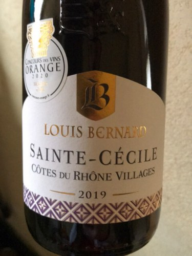 Louis Bernard Sainte Cécile Les Vignes Côtes du Rhône Villages | Vivino US