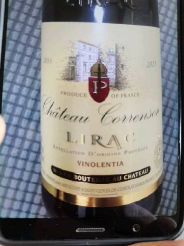 2015 Château Correnson Lirac Vinolentia | Vivino United States