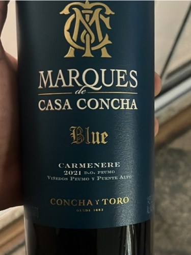 Marques de Casa Concha Blue Carmenere | Vivino English