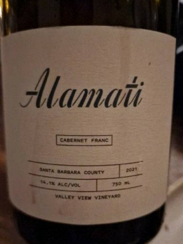 Alamati Wines Cabernet Franc | Vivino English