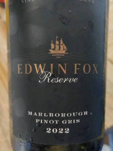 Edwin Fox Reserve Pinot Gris | Vivino US
