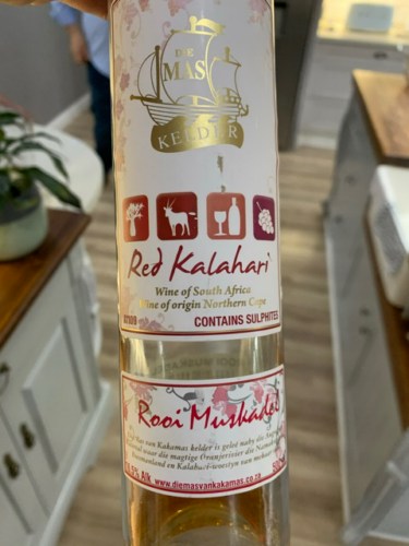 N.V. Die Mas Red Kalahari Rooi Muskadel | Vivino US