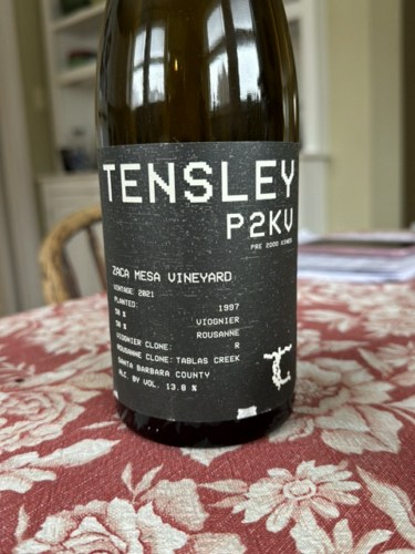 Tensley P2KV Zaca Mesa Vineyard Viognier - Roussanne | Vivino English