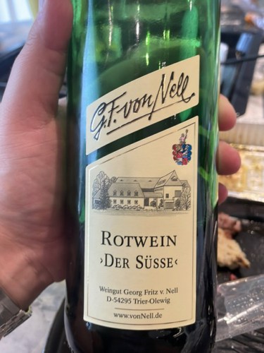 Georg Fritz Von Nell Rotwein Der Süsse | Vivino