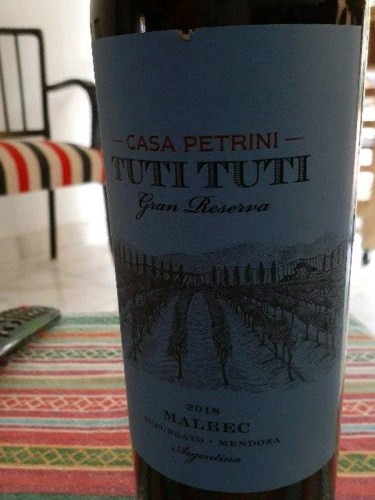 Casa Petrini Tuti Tuti Gran Reserva Malbec | Vivino España