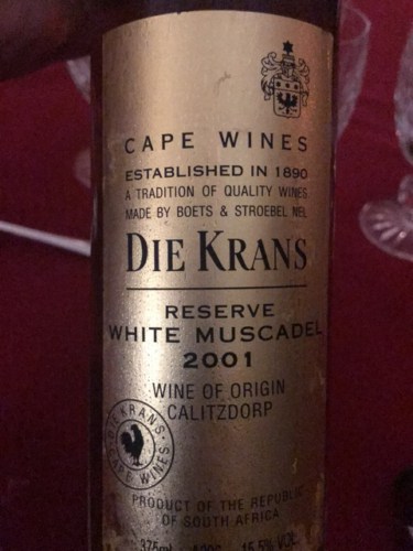 De Krans Reserve White Muscadel | Vivino Australia