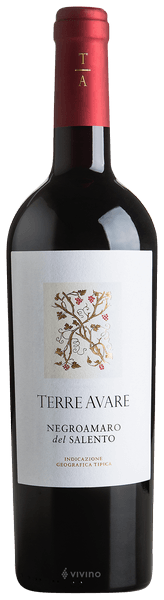 Terre Avare Negroamaro del Salento | Vivino English