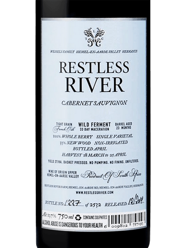 Restless River Cabernet Sauvignon | Vivino US