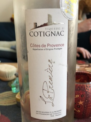 Vignerons de Cotignac La Première Côtes de Provence Blanc | Vivino US