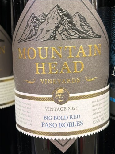 Mountain Head Vineyards Big Bold Red | Vivino English