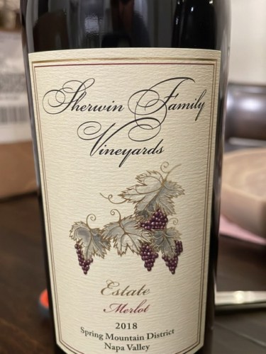 Sherwin Family Vineyards Estate Merlot | Vivino US