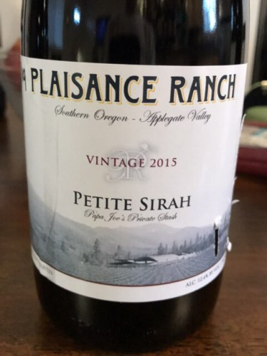 Plaisance Ranch Papa Joe's Private Stash Petite Sirah | Vivino