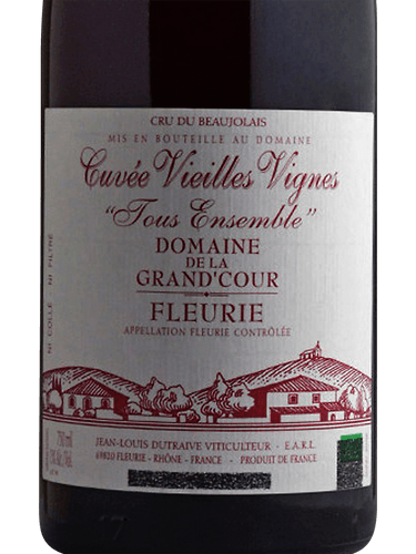 Domaine de la Grand'Cour - Jean Louis Dutraive Fleurie Cuvée Vieilles ...