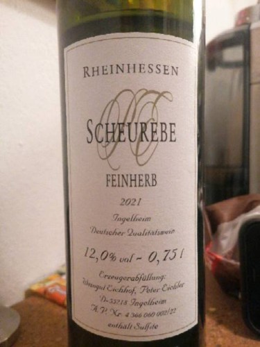 Eichhof Scheurebe Feinherb | Vivino US