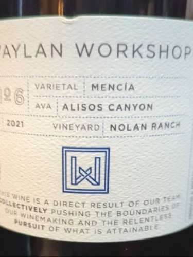 Waylan Wine Co. No. 6 Nolan Ranch Mencia | Vivino US