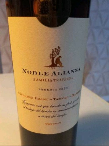 2020 Familia Traversa Noble Alianza Reserva | Vivino US