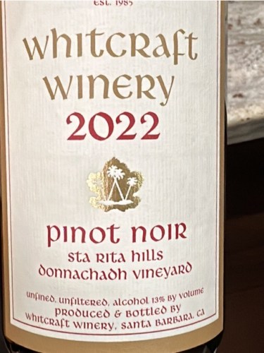 Whitcraft Donnachadh Vineyard Pinot Noir | Vivino US