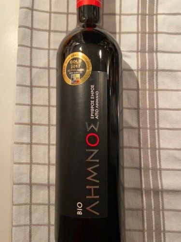 Limnos Organic Wines Bio Λήμνος Ερυθροσ (Bio Lemnos Red) | Vivino US