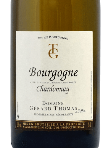 Domaine Gérard Thomas Bourgogne Chardonnay | Vivino US