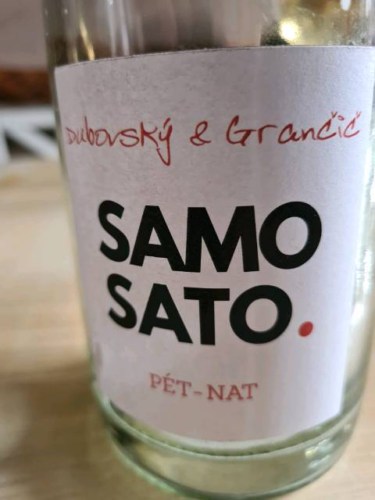 Dubovský & Grančič Samo Sato Pét-Nat | Vivino US