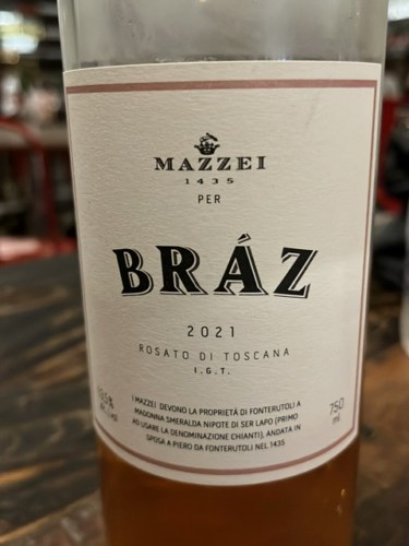 Mazzei Bráz Rosato | Vivino English