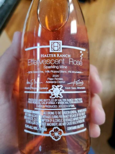 Halter Ranch Effervescent Rosé | Vivino US