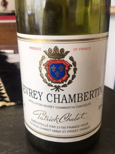 Patrick Chabot Gevrey Chambertin | Vivino English