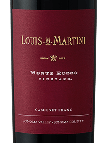 Louis M. Martini Monte Rosso Vineyard Cabernet Franc | Vivino US