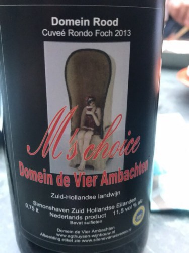 Domein de Vier Ambachten M's Choice Domein Rood Cuvée Rondo Foch ...