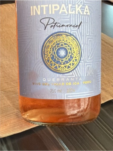 Intipalka Patrimonial Quebranta Rosé | Vivino English