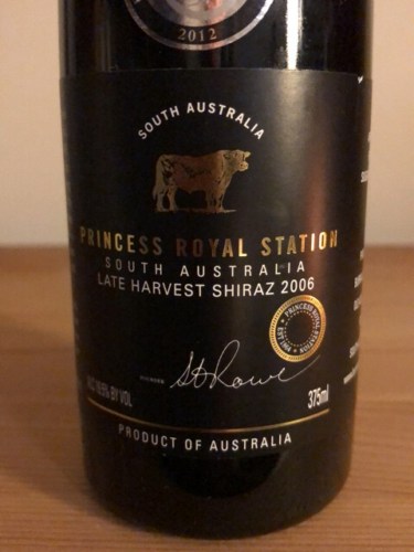 Princess Royal Station Late Harvest Shiraz | Vivino US