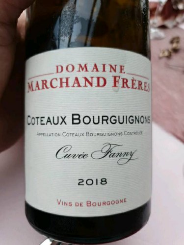 Domaine Marchand Freres Cuvée Fanny Coteaux Bourguignons Blanc | Vivino 日本