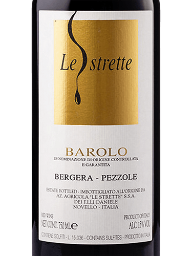 Le Strette Bergera Pezzole Barolo | Vivino English