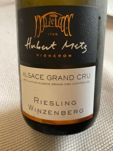 Hubert Metz Riesling Alsace Grand Cru 'Winzenberg' | Vivino US
