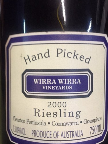 Wirra Wirra Late Picked Riesling | Vivino US