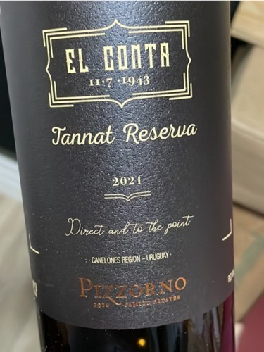 Pizzorno El Conta Tannat Reserva | Vivino US