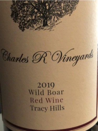 Charles R Vineyards Tracy Hills Wild Boar | Vivino US