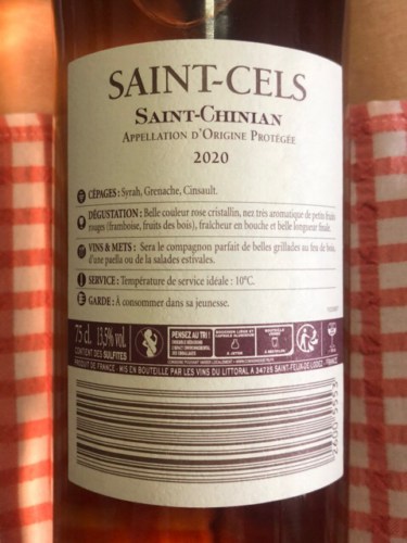 Château Saint-Cels Saint-Chinian Rosé | Vivino Canada
