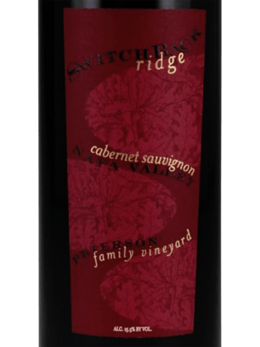 Switchback Ridge Peterson Family Vineyard Cabernet Sauvignon | Vivino English