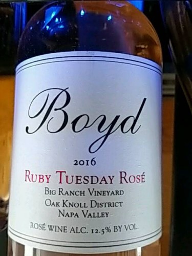 Boyd Family Vineyards Big Ranch Vineyard Ruby Tuesday Rosé | Vivino US