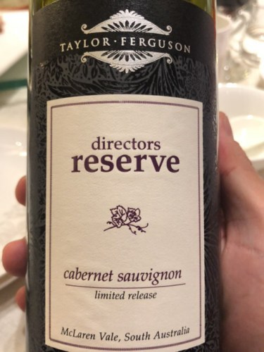 Taylor Ferguson Directors Reserve Limited Release Cabernet Sauvignon ...