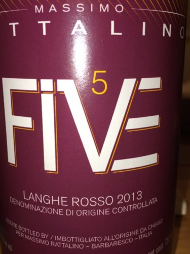 Massimo Rattalino Five Langhe Rosso | Vivino US