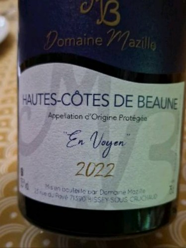 Domaine Mazille En Voyen Bourgogne Hautes-Côtes de Beaune | Vivino US