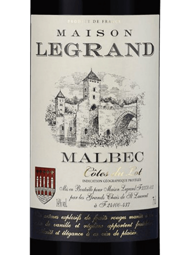 Maison Legrand Malbec | Vivino Australia