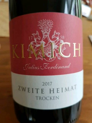 Julius Ferdinand Kimich Zweite Heimat Trocken | Vivino US