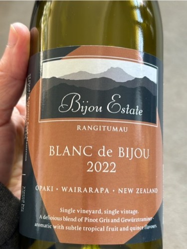 Bijou Estate Rangitumau Blanc de Bijou | Vivino US
