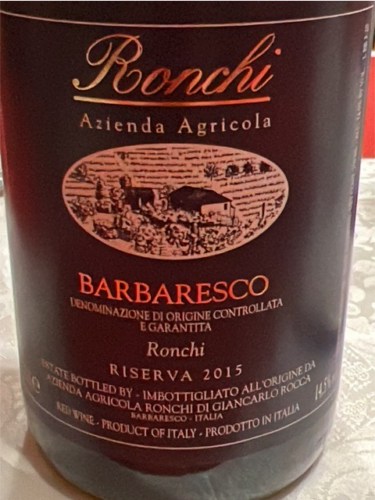 Ronchi Barbaresco Riserva | Vivino US